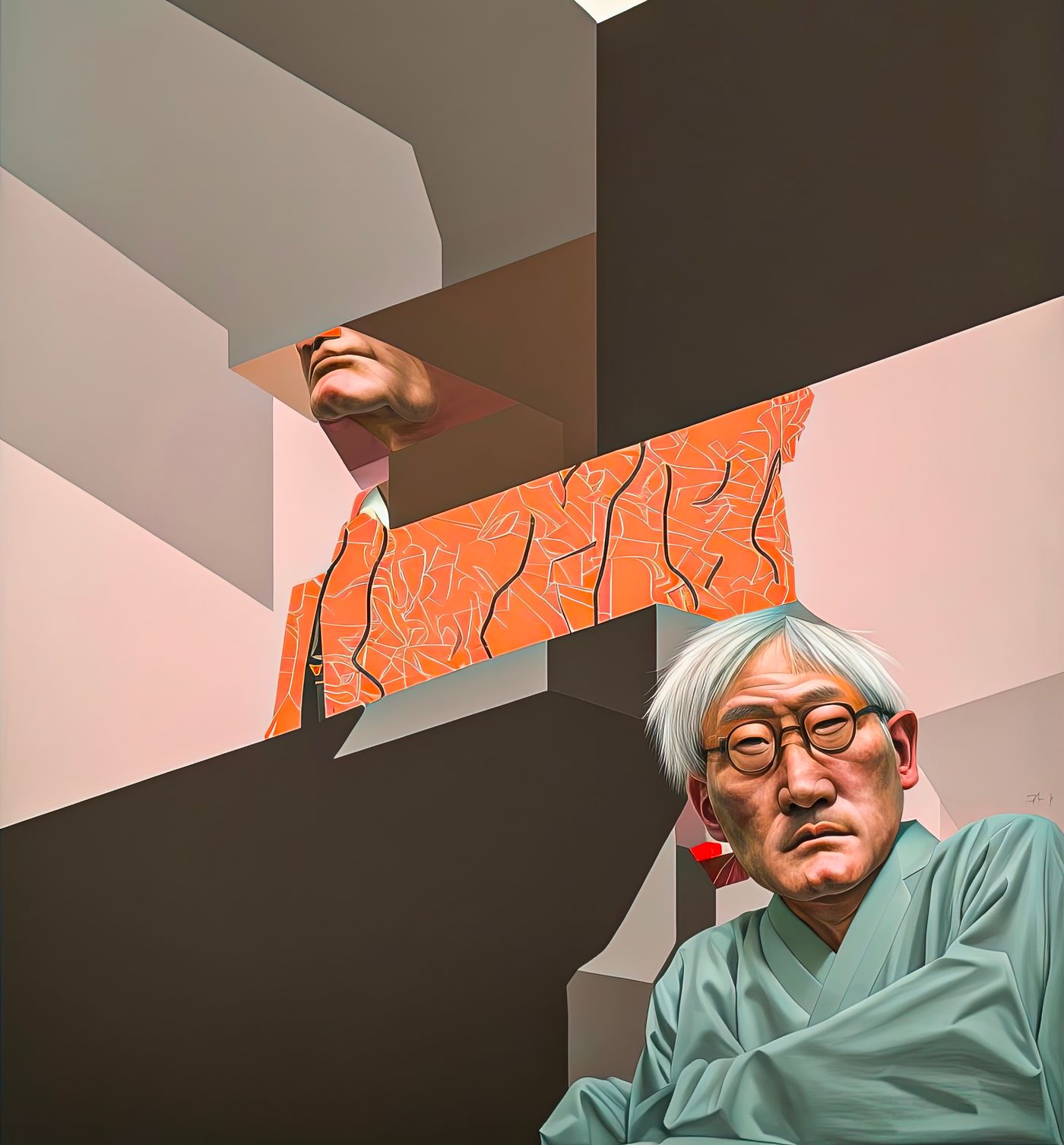 Futuristic Monk | Mirai no shūdō-shi | 未来の修道士 by Richard Nadler | Verse