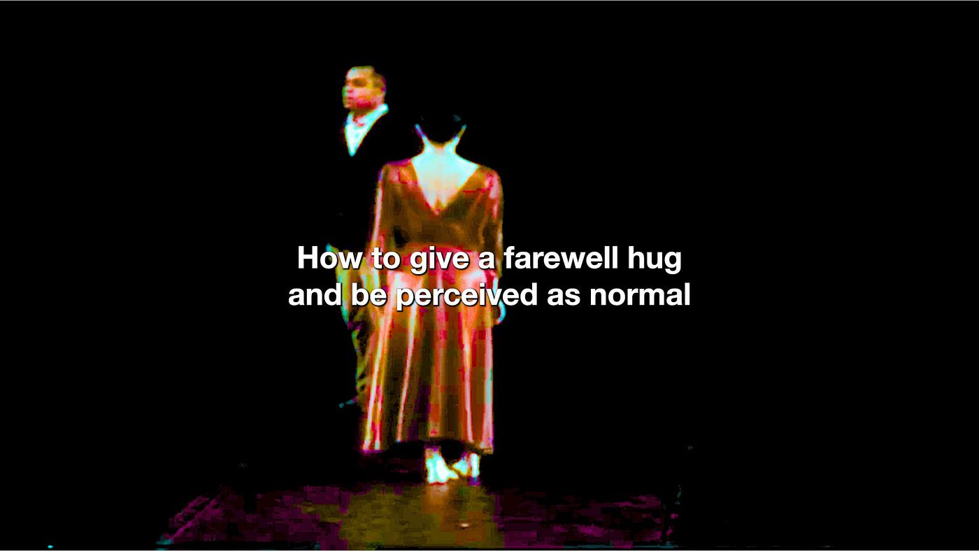 How to give a farewell hug and be perceived as normal by Henrique ...
