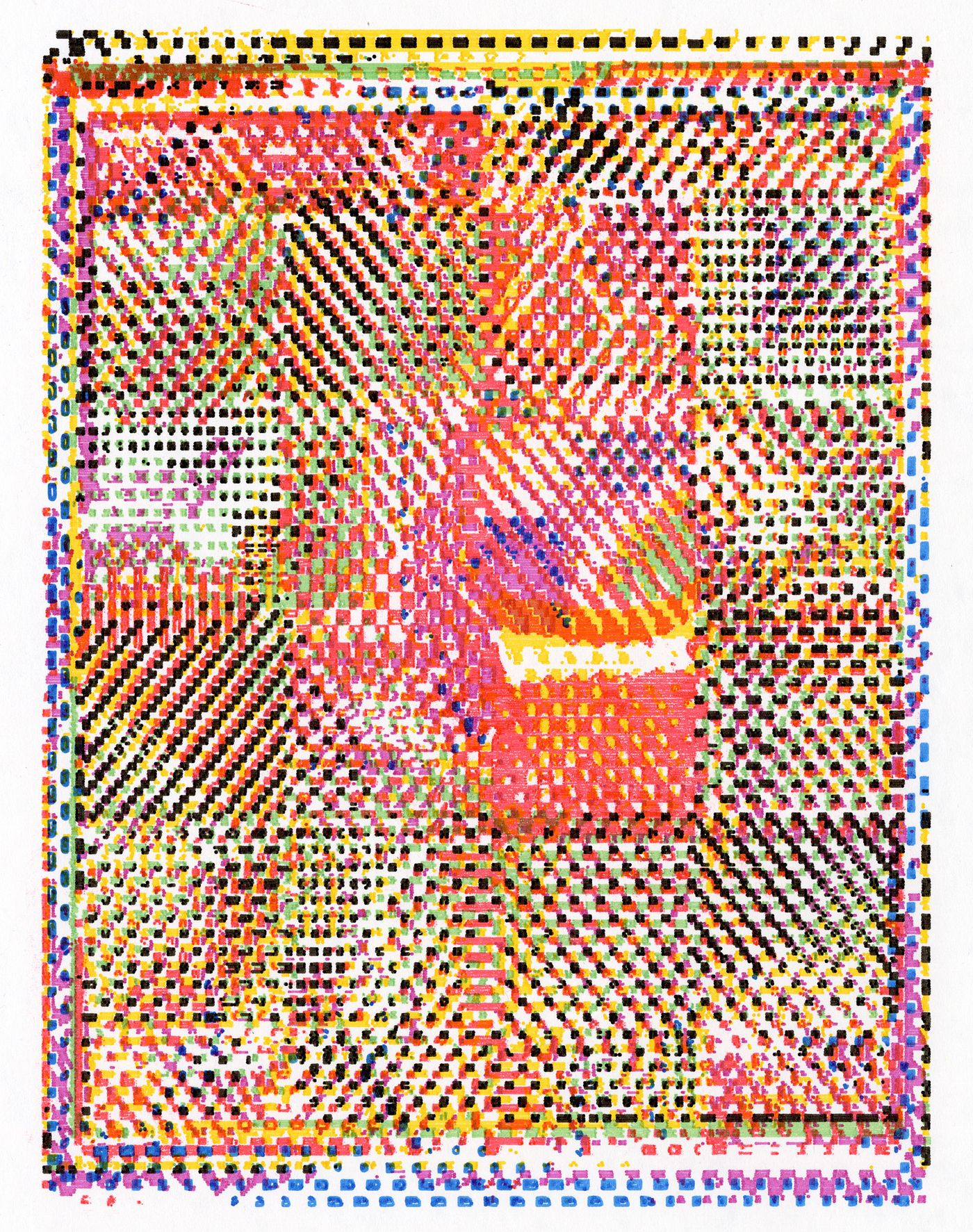 Pixel Rug Drawing Fall 2024 by Travess Smalley | Verse