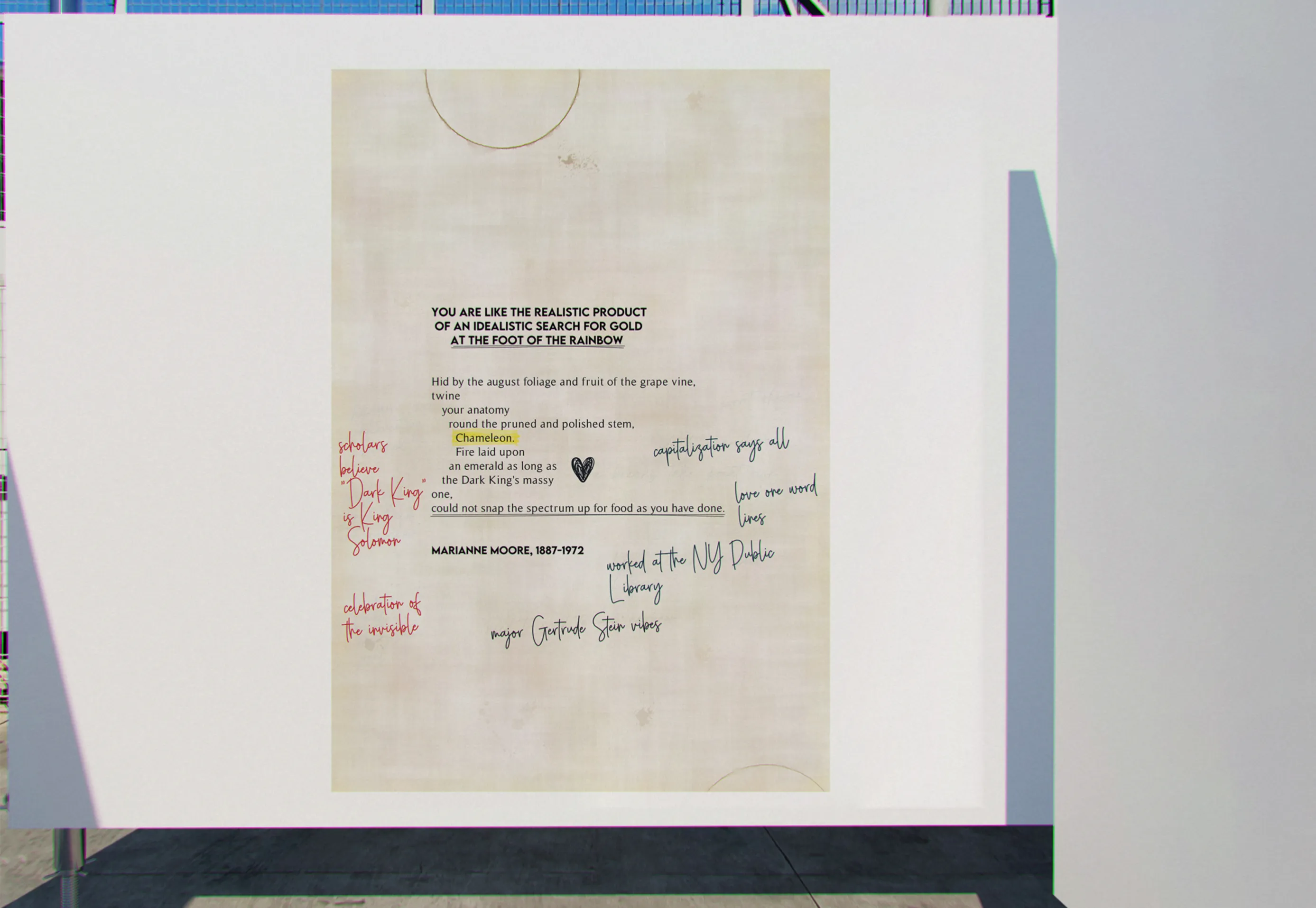 Re-placement | Verse